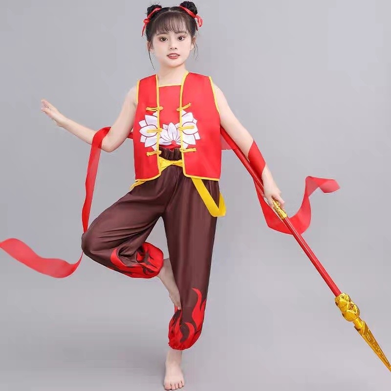 Nezha Demon Boy World Day Children Girls Boys Costumes cos Anime ...