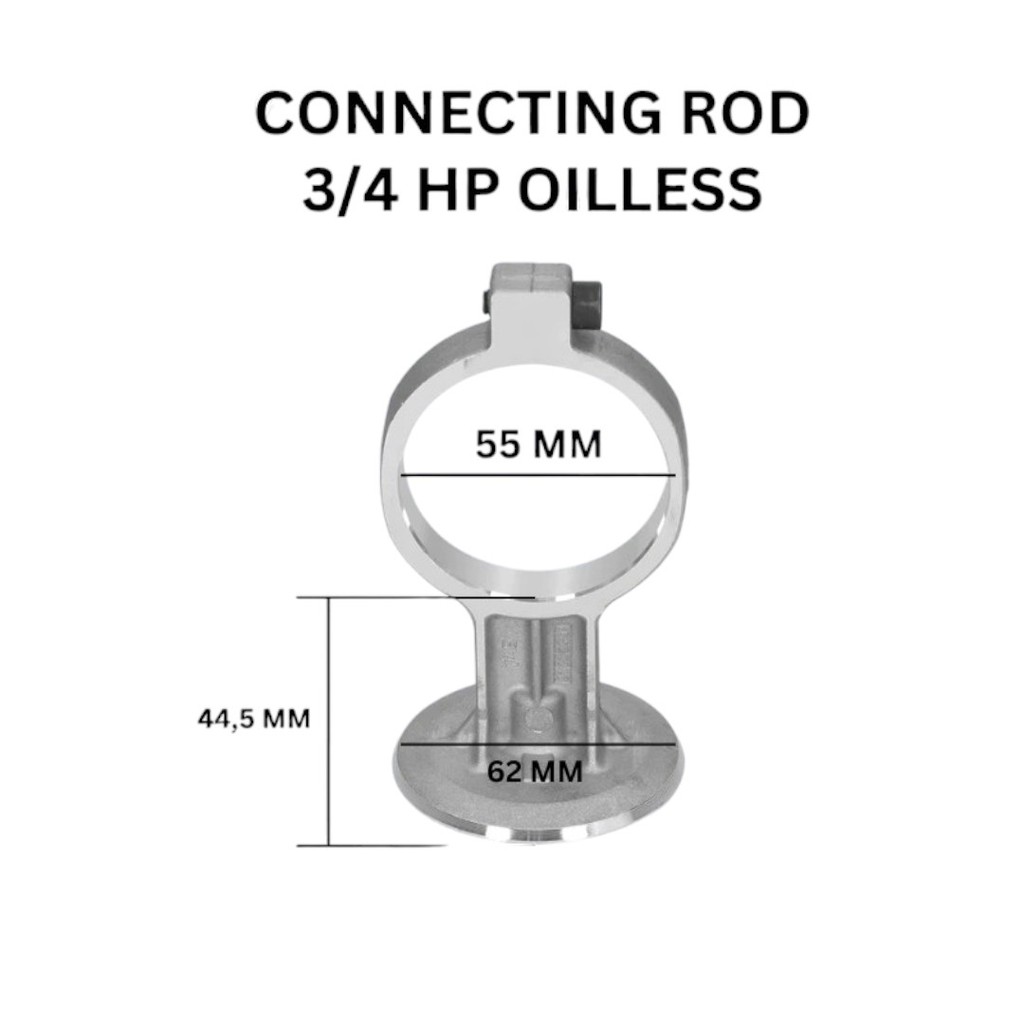 Connecting Rod Portable Oilless Air Compressor 3/4 hp Conrod Handlebar ...