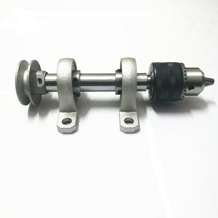 Diy Lathe Punching Machine Unpowered Spindle Pulley Set Accessories ...