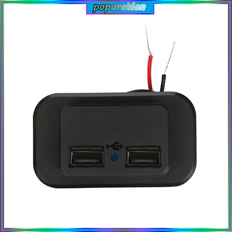 POP 12V 24V Dual Double USB Socket Charger for Campervan Caravan ...