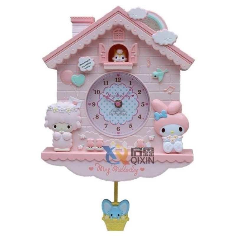 Girl Heart Cuckoo Children Alarm Clock Girl Bedroom Pendulum Clock ...