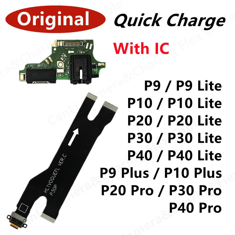 Original USB Connector Charger Charging Port For Huawei P9 P10 P20 P30 ...