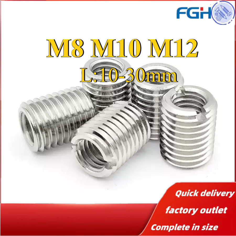 304 Threaded Protective Sleeve, Internal Threaded Nut, Embedded Nut M8 ...