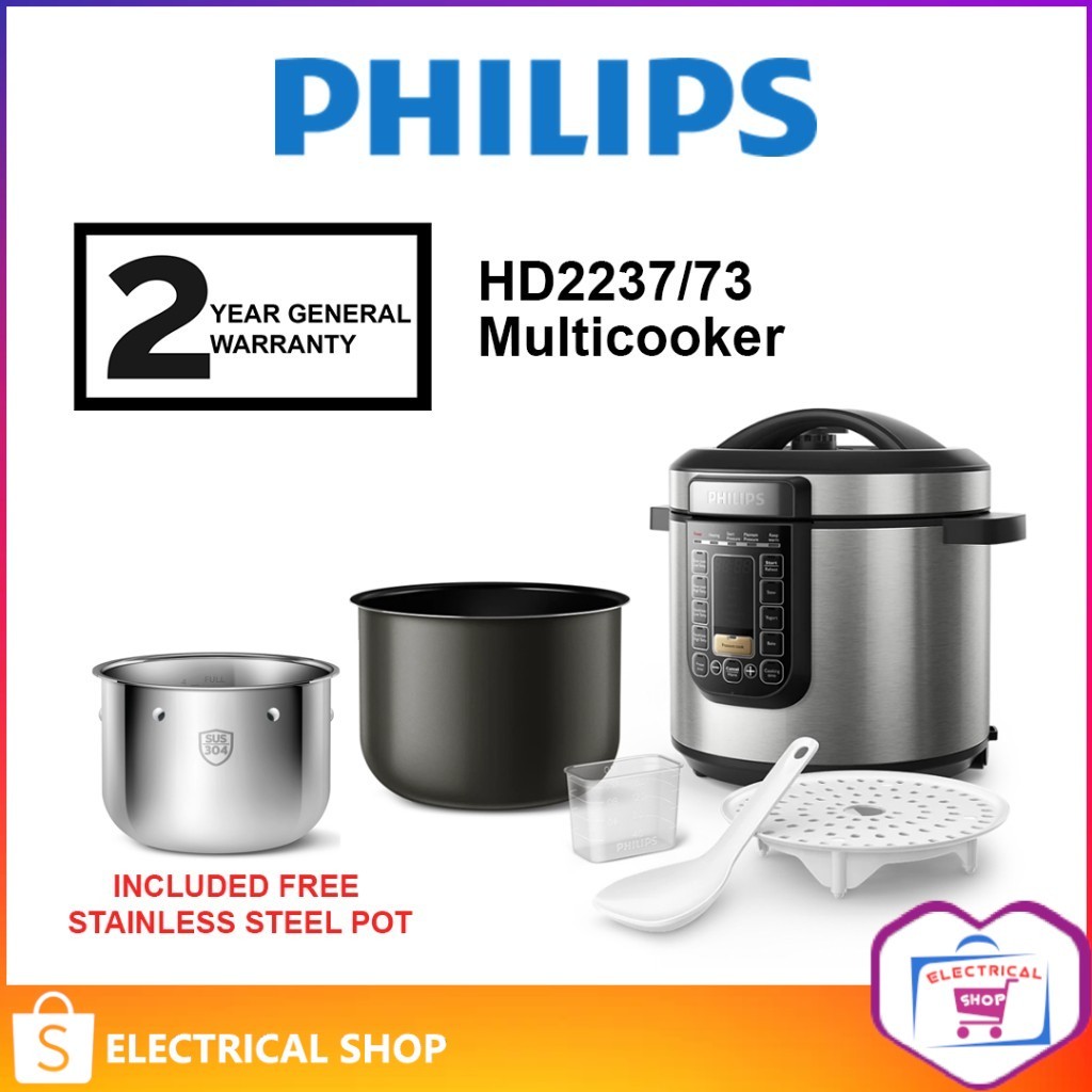 PHILIPS 6L All-in-One Multicooker HD2237/73 pressure cooker HD2237 ...