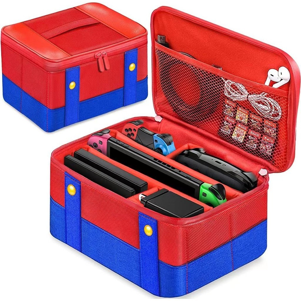 Trendy Nintendo Switch Carrier Travel Bag Cases Mario Theme | Shopee ...