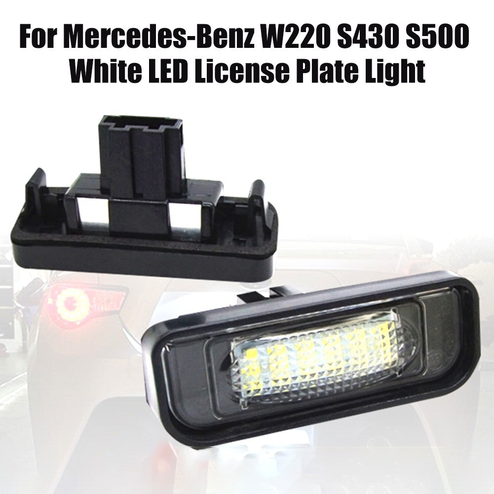 【New product】White LED License Number Plate Light Lamp For Mercedes ...