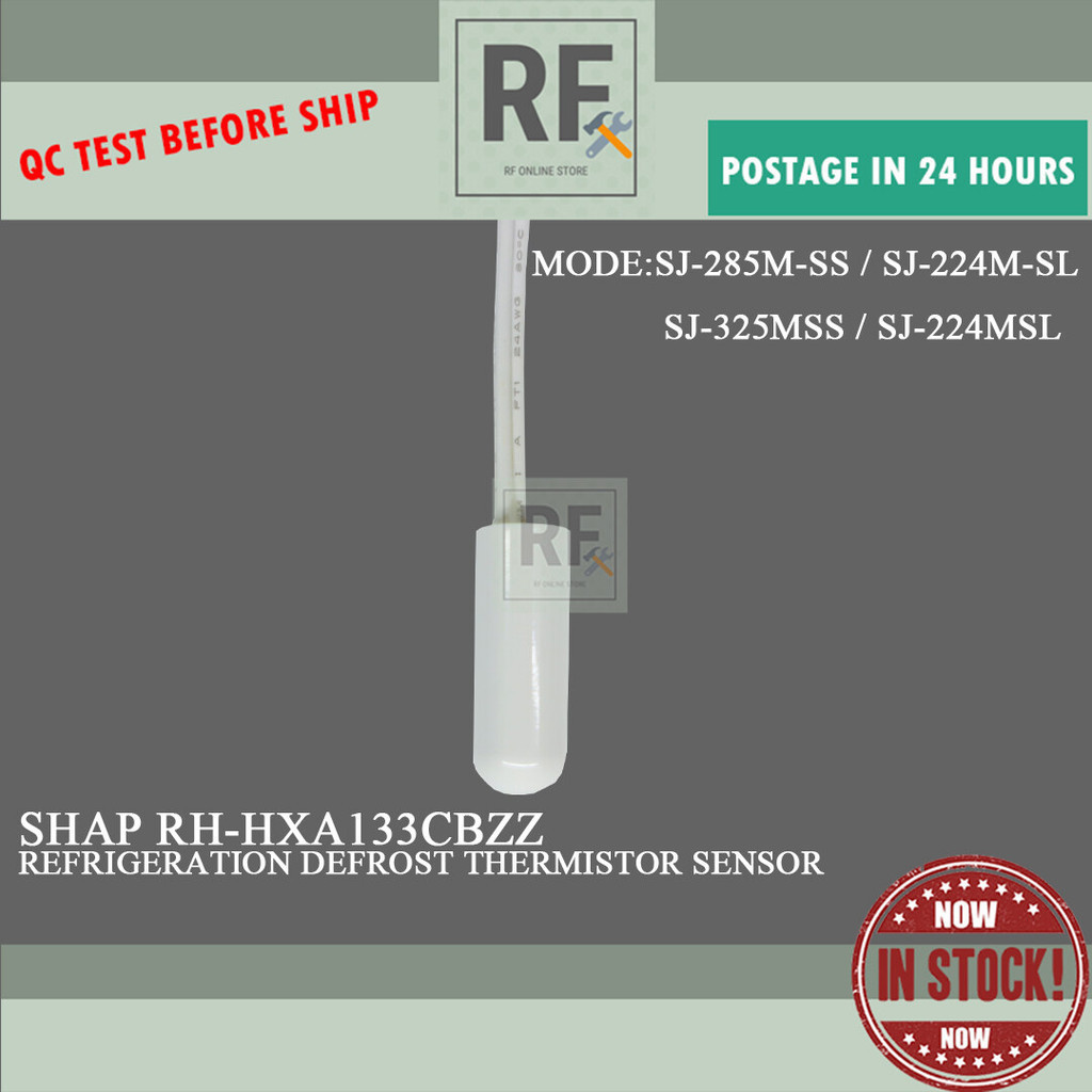 SHARP A133 REFRIGERATOR FRIDGE DEFROST THERMISTOR SENSOR SJ- 171 SJ 191 ...
