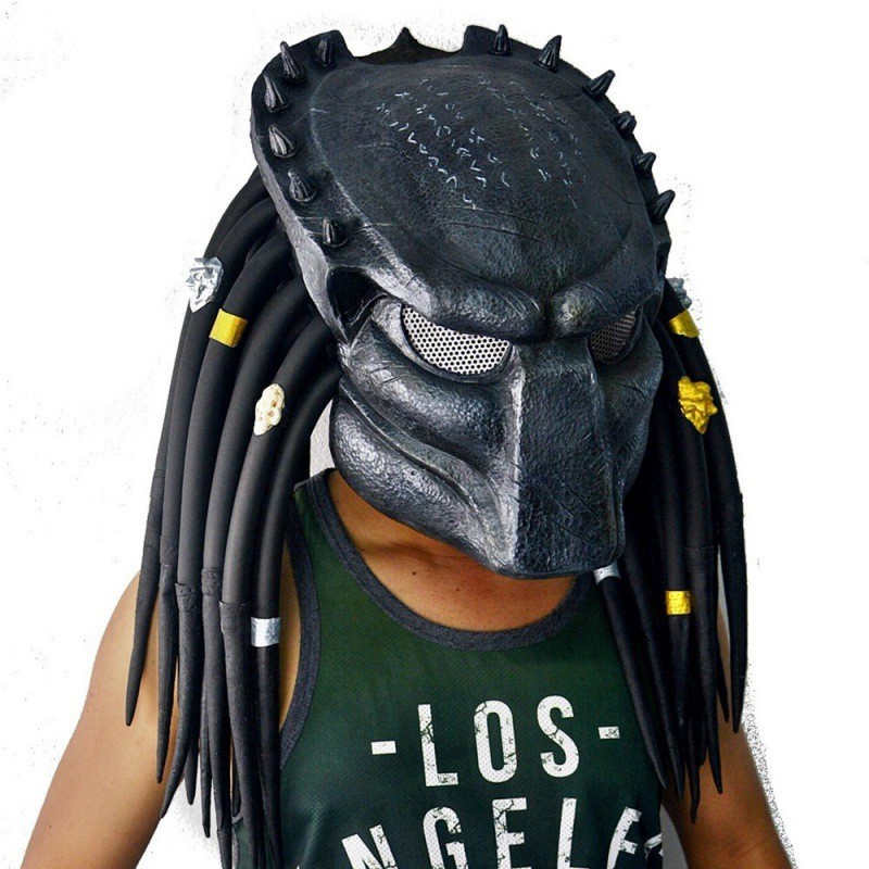 Alien Wars Predator Mask Poison Wolf Blocker Helmet Halloween cosplay ...