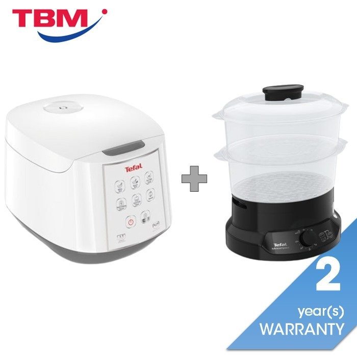 Tefal RK7321 PLUS VC1398 Jar Rice Cooker Fuzzy Logic Spherical Pot 1.8L ...