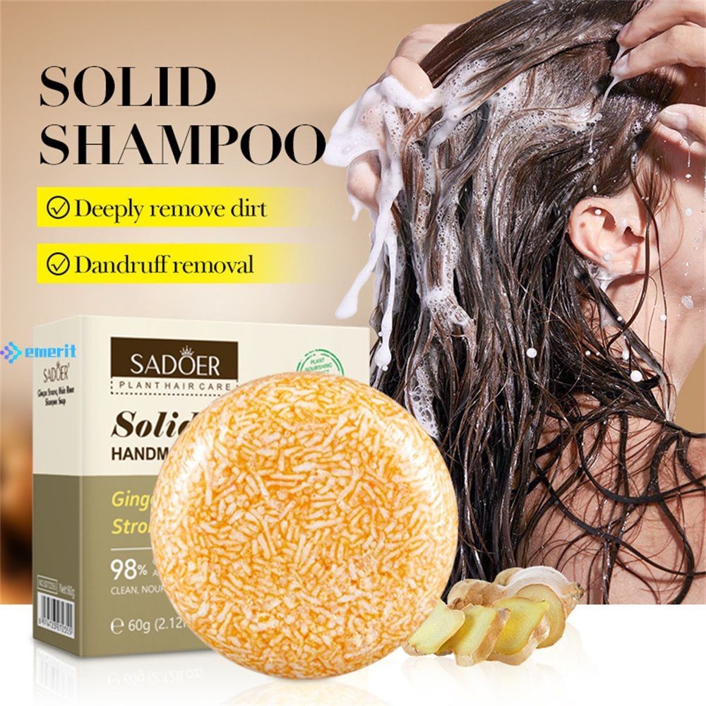 SADOER Ginger Shampoo Soap – Scalp Nutrition & Hair Root Care for ...
