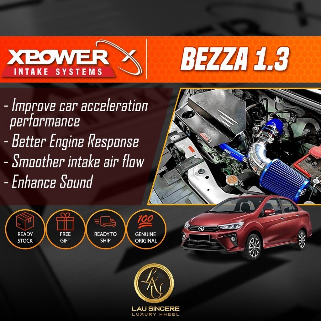 XPower Air Intake System Perodua Bezza 1.3 With Open Pod Filter Tambah ...