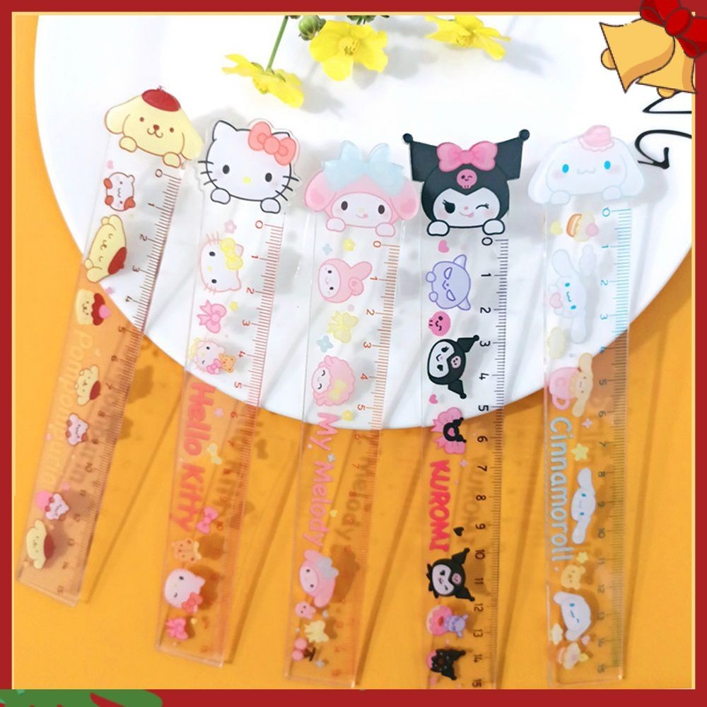 Cartoon Students Hello Kitty Ruler Hello Kitty Sanrio Ruler Kawaii ...