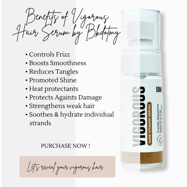 TRIAL PACK - ORIGINAL VIGOROUS HAIR TONIC, SERUM & TREATMENT OIL BY ...