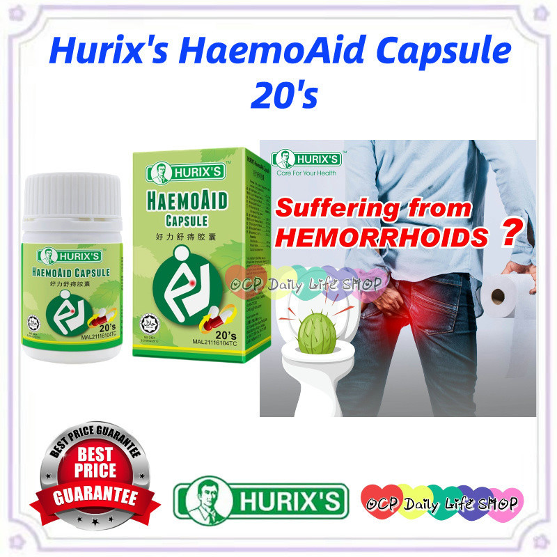 READT STOCK!!! HURIX'S HaemoAid Capsule (20's) | Shopee Malaysia