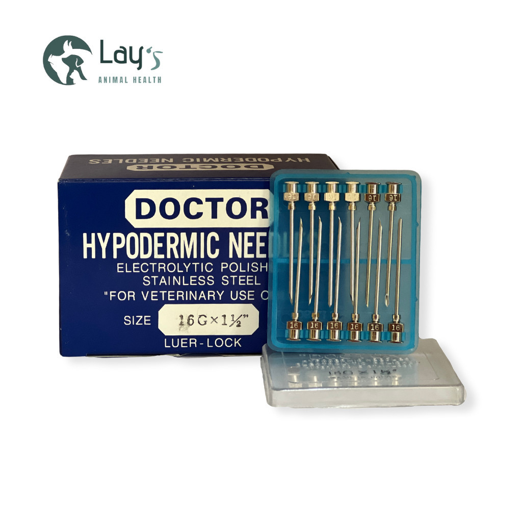 Doctor Hypodermic Reusable Stainless Steel Luer Lock Needles for Animal ...