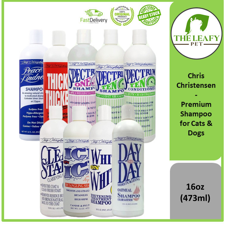 Chris Christensen Premium Shampoo & Conditioner for Cats & Dogs - 16oz ( 473ml ) | Shopee Malaysia