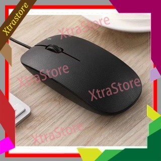 Ultra Thin Black Series 3D USB WIRED OPTICAL MOUSE Hitam Tikus Berwayar ...