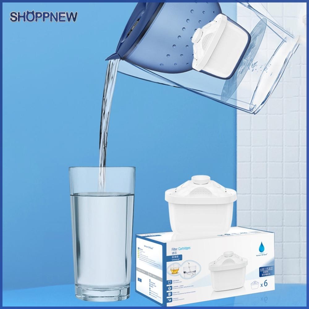♥Shoppnew♣ Activated Carbon Water Filter Jug Limescale Chlorine ...