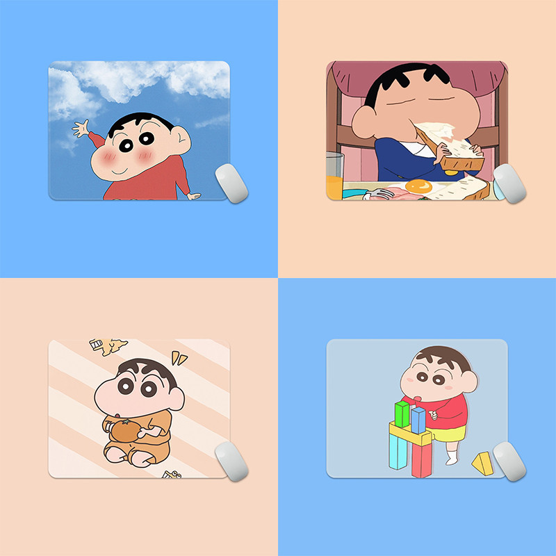 Crayon Shin-chan Mouse Pad Small Office Portable Soft Pads Laptop ...