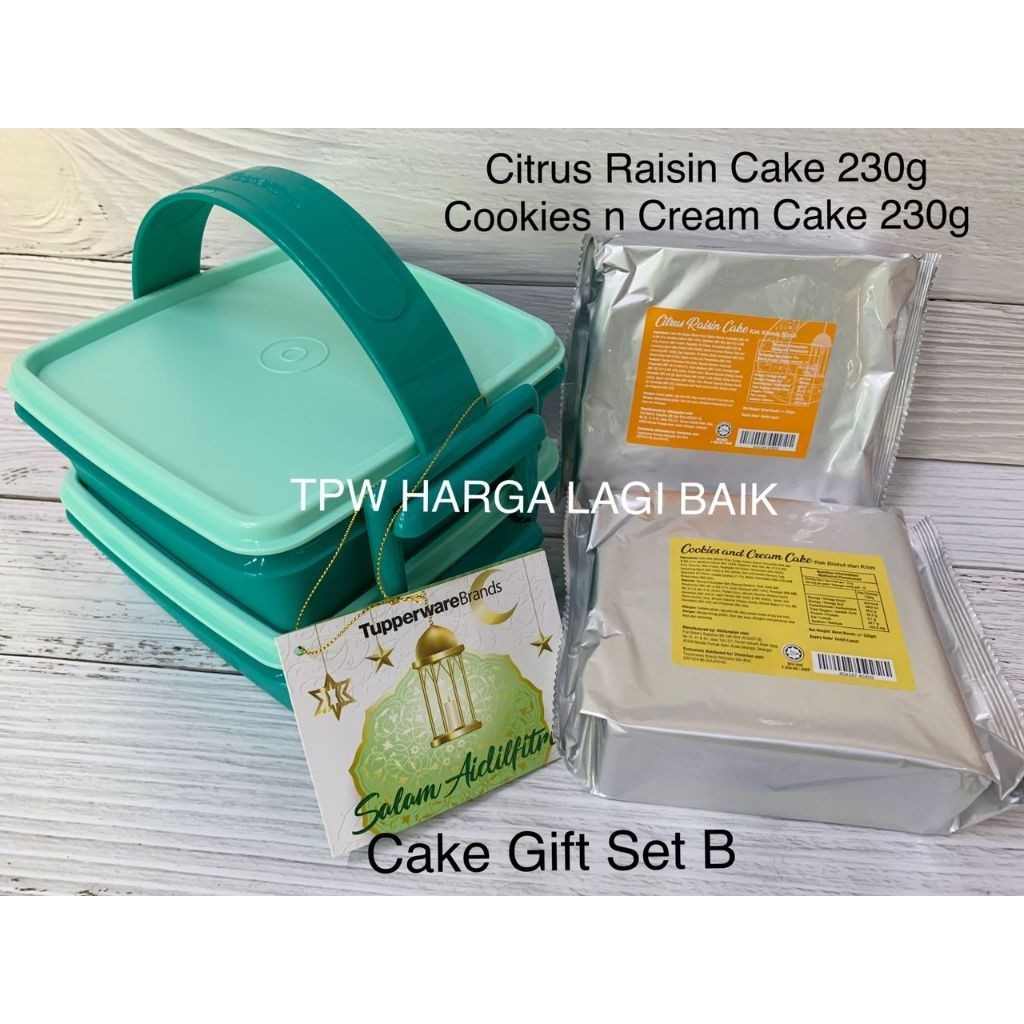 Tupperware Cake Gift Set / Set Kek Sekali Bekas | Shopee Malaysia