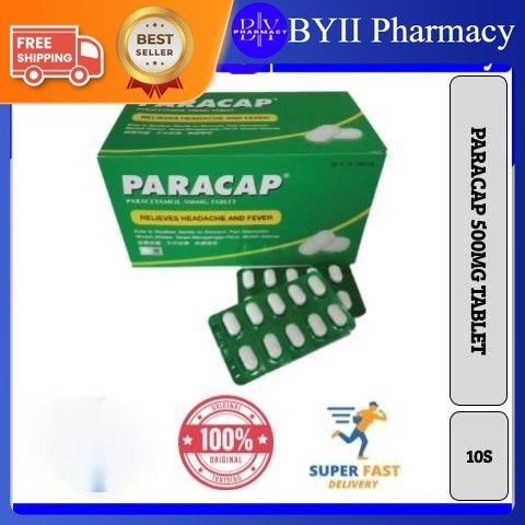 *BY PHARMACY* PARACAP (PARACETAMOL 500MG) 10'S EXP : 2025 ALTERNATIVES ...