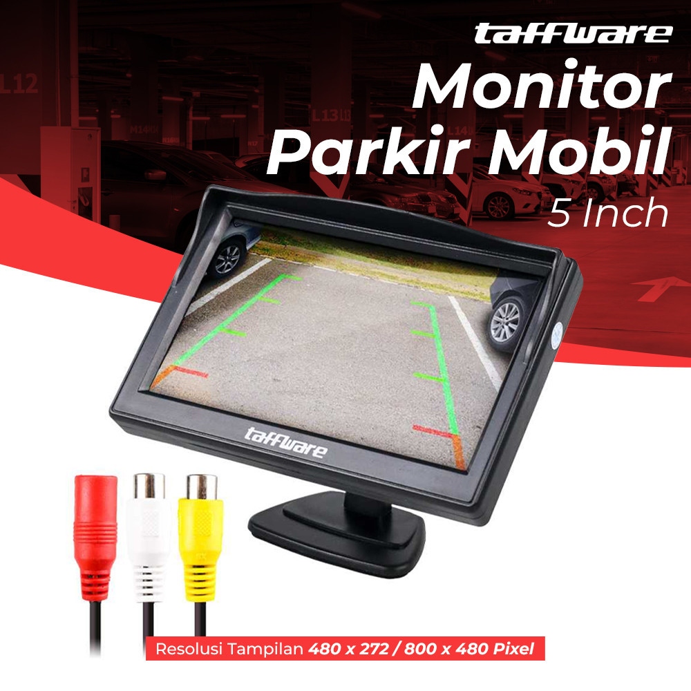 LAYAR Car Parking Monitor Screen Rear View Panel TFT LCD Size 5 Inch ...