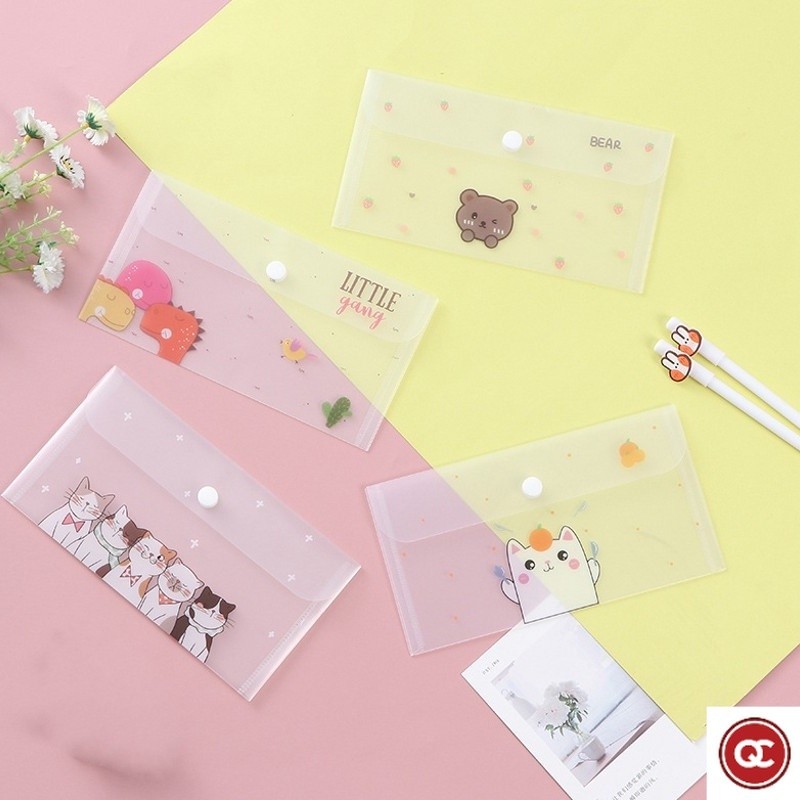 QC 1Pc Multifunctional Portable Clear Mask Storage Bag Dustproof ...