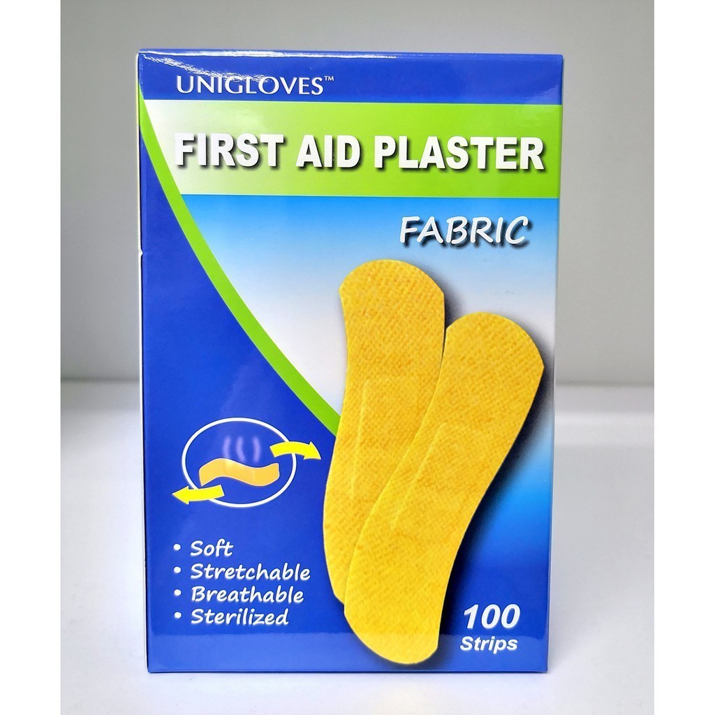 Unigloves First Aid Plaster Fabric 100's | Shopee Malaysia