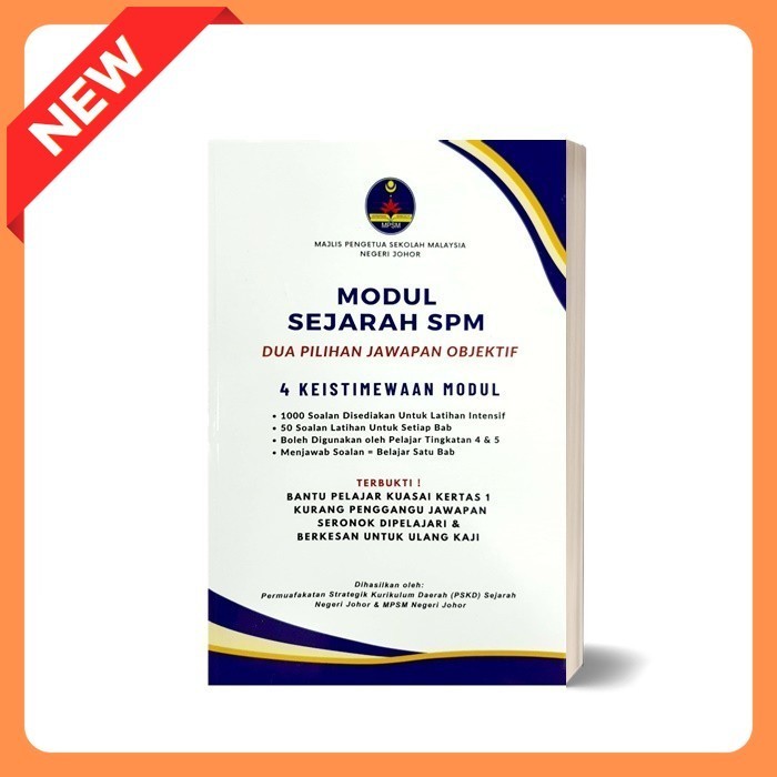 🔥 Modul Sejarah SPM Dua Pilihan Jawapan Objektif | Shopee Malaysia
