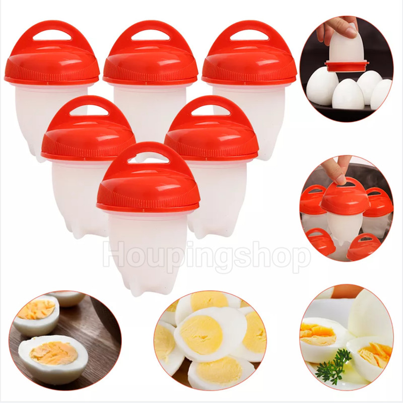 1pcs BPA Free Silicone Egg Boiler Steamer Non-stick Silicone Egg Cook ...