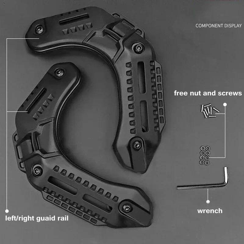 2pcs-MK Helmet Accessory Helmet Adapter Mounting Kit Tactical Fast ...