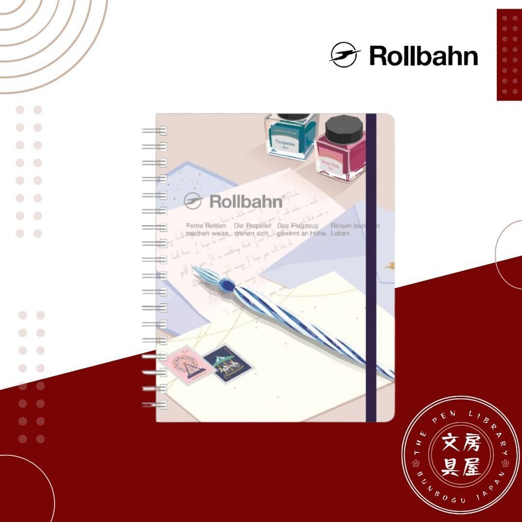 Delfonics Rollbahn 2025 Limited Edition Memo Spiral Notebook with Pocket (Size L) | Shopee Malaysia