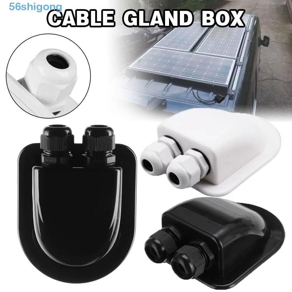 SHIGONG Double Wire Entry Gland Box, Anti-ultraviolet Dual Hole Caravan ...