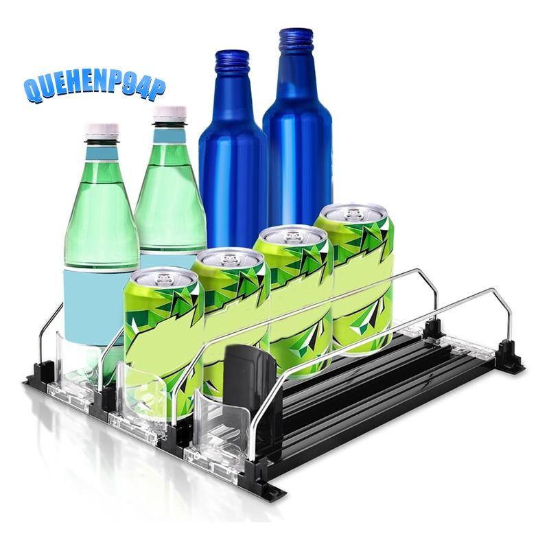 Soda Can Organizer for Refrigerator,Automatic Pusher Glide Drink ...