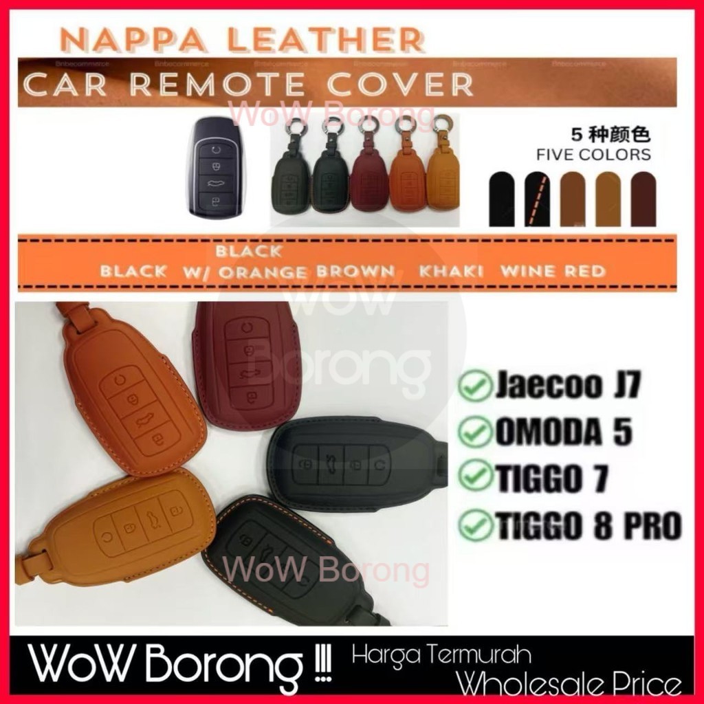 (NAPPA LEATHER) JAECOO J7 OMODA 5 TIGGO 7 TIGGO 8 PRO Car Remote Key ...