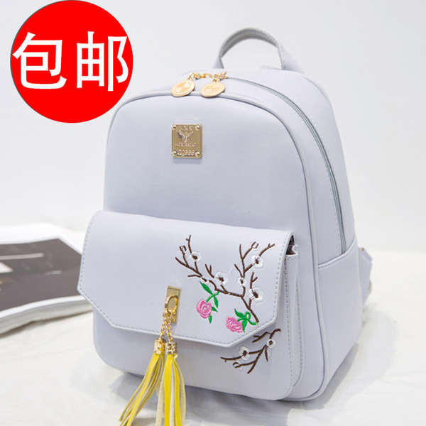 书包 bag sekolah lelaki 2025 beg galas cetak perjalanan baru versi Korea wanita beg sekolah ...