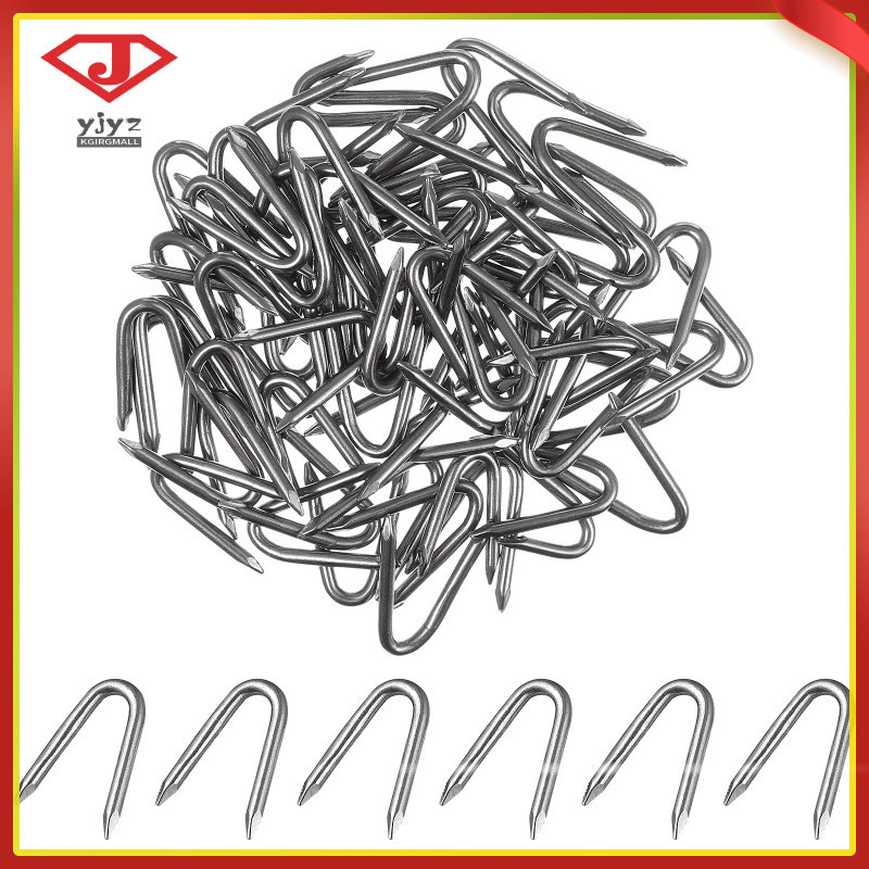 Fencing Netting Nails U Staples for Key- Fence Chicken Wire Hoop Rope ...