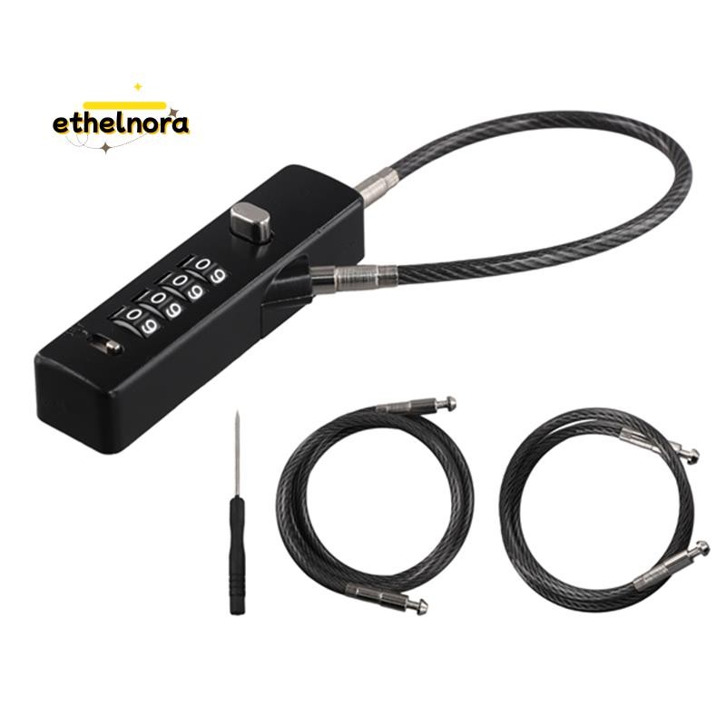 Cable Locks with Combination, 4-Digit Combination Lock with 3 ...
