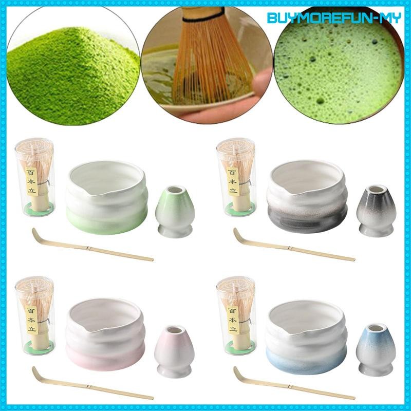 [BuymorefunMY] 4Pcs Ceremony Set Porcelain Tea Making Utensils Tea ...