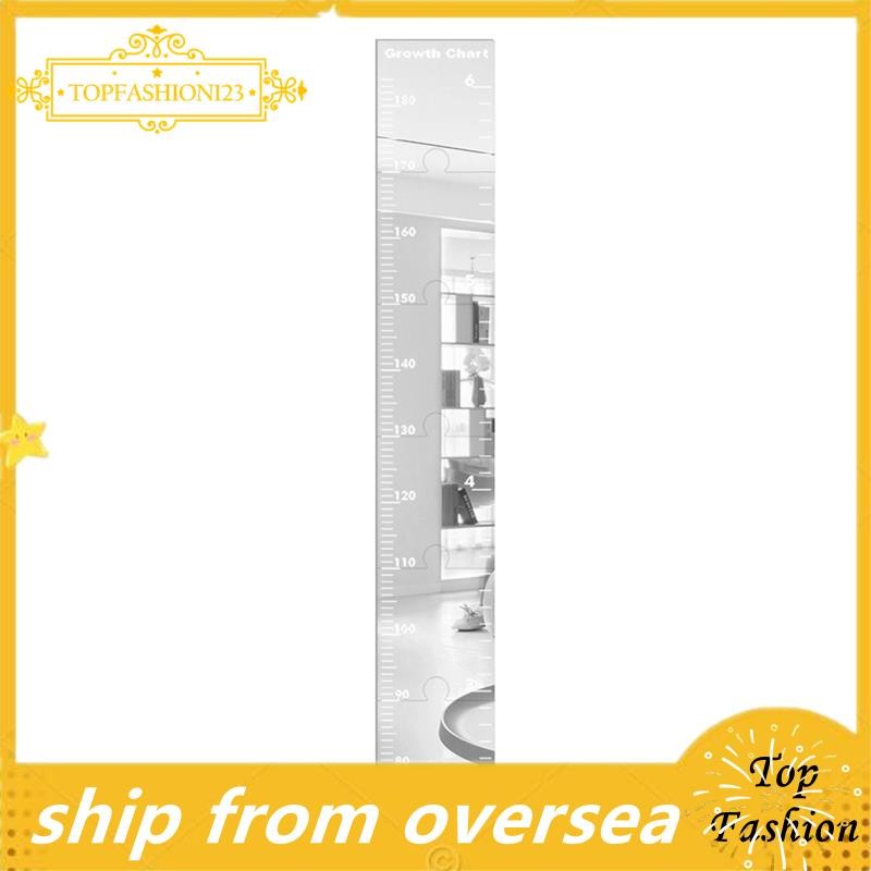 [TopFashion] Acrylic Height Measurement Wall Sticker Growth Chart ...