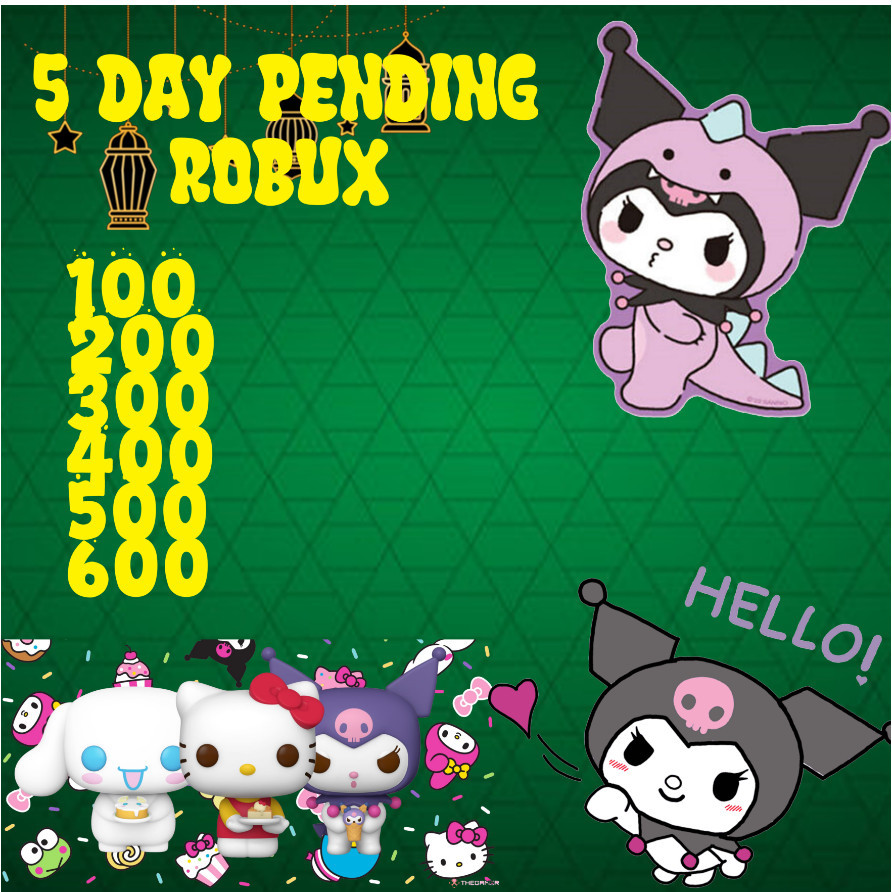 Roblox Gift Card Not Instant Robux Robox pc game 100-700 | Shopee Malaysia
