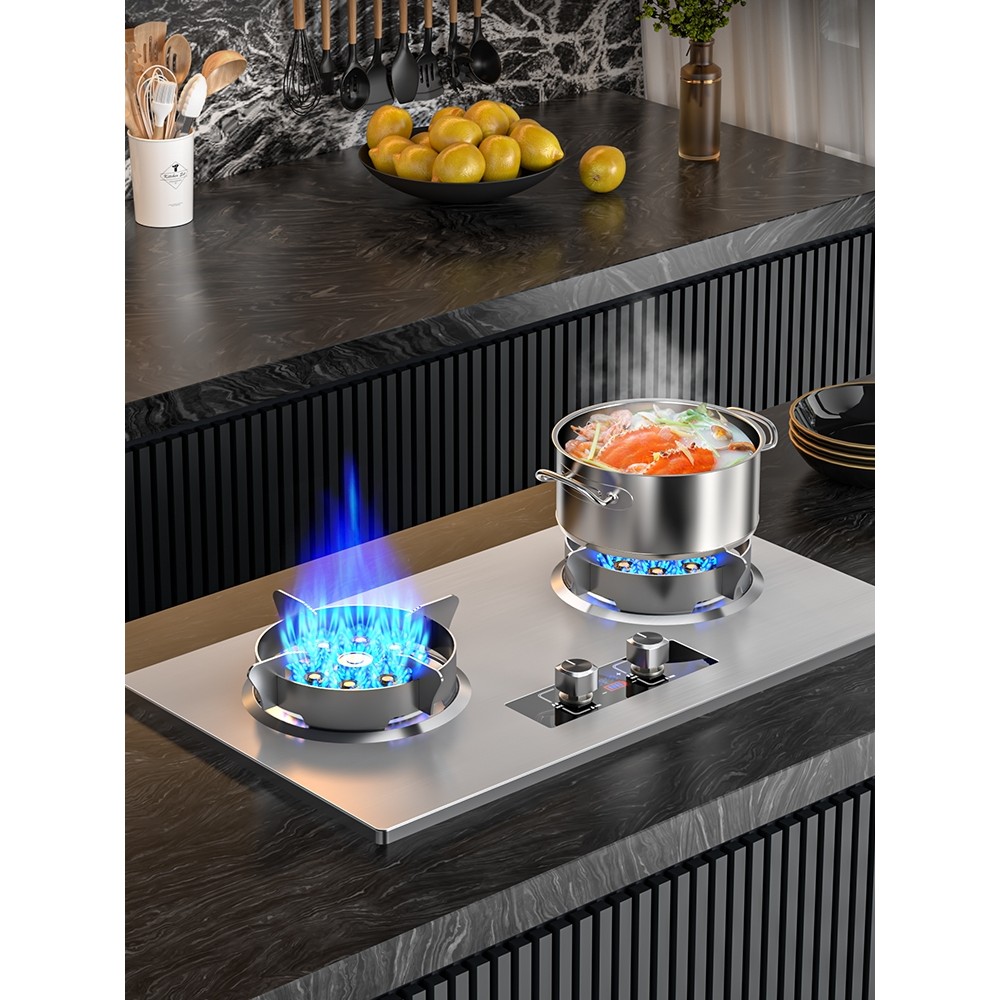 Dapur Gas Ala Haotai Penunu Berkembar Dapur Gas Asli Isi Rumah Dapur ...