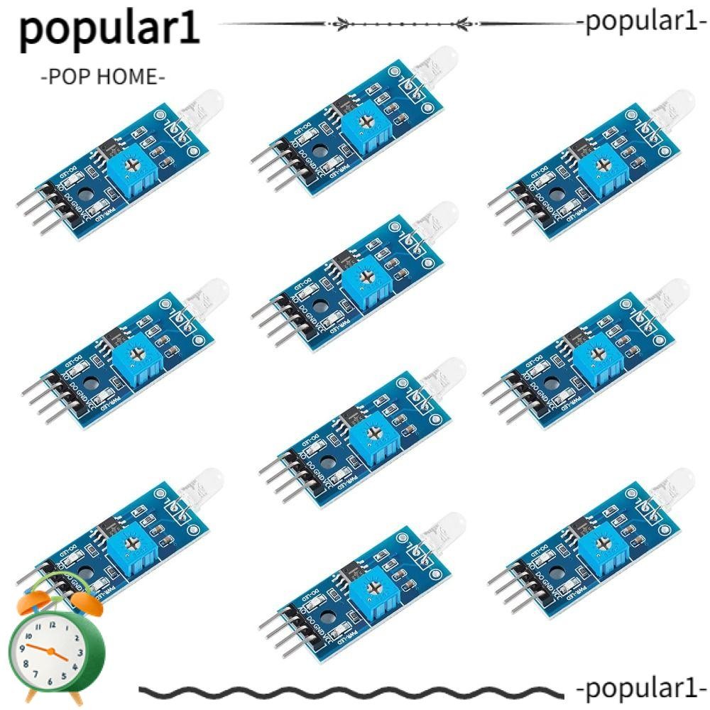 POP 10PCS Photodiode Module, 5mm 3.3V-5V Photodiode Sensor Module, Sensor Blocks 4 Pins ...