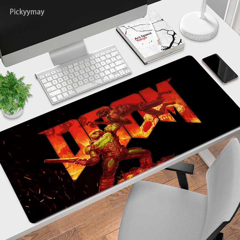 Doom Large Mouse Pad Gaming Keyboard Rubber Desk Mat Table Carpet Anime ...
