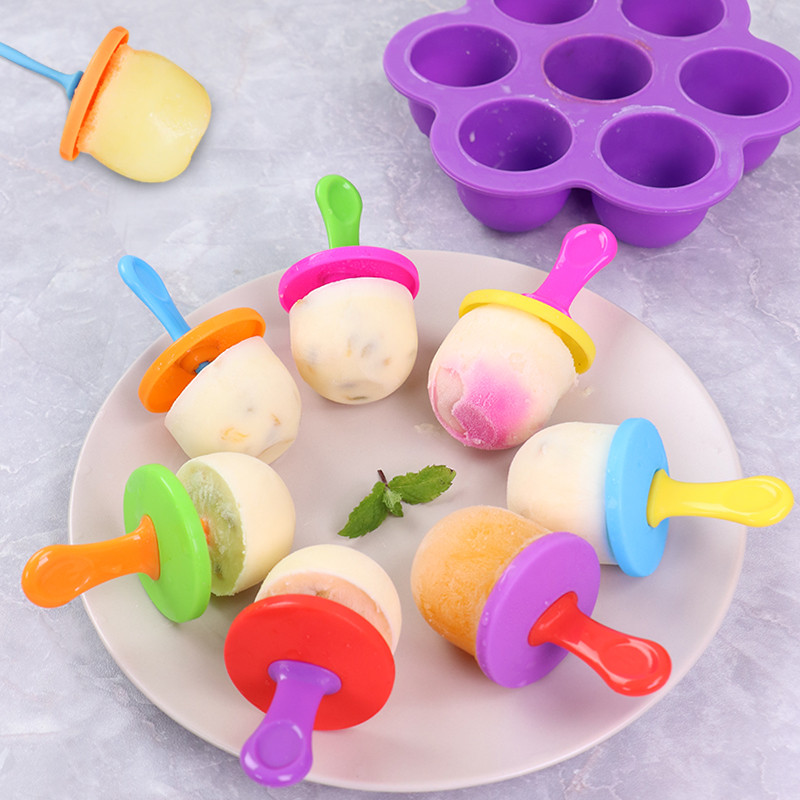 Acuan Ais Krim Silikon Kecil DIY Rumah Kreatif Acuan Ais Krim Set Acuan ...