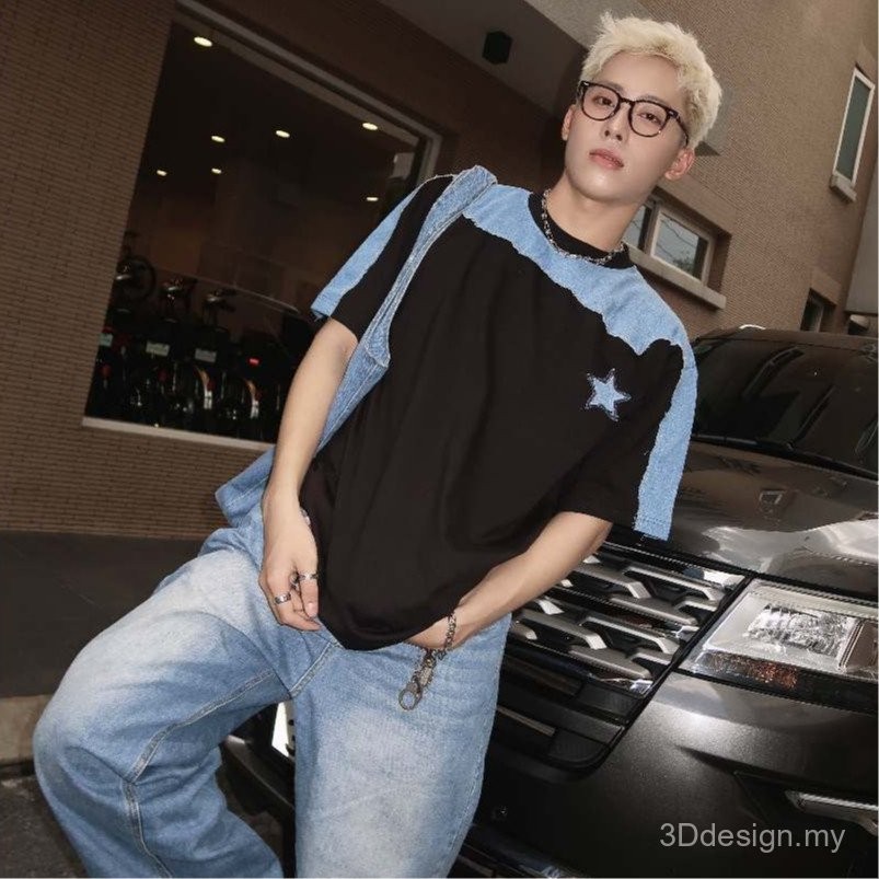 Karants Star Jeans T-shirt Local Brand Form Oversize Streetwear Hot ...