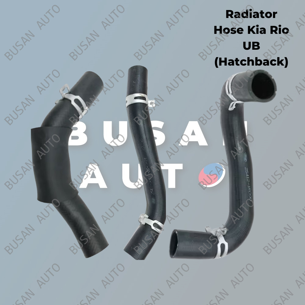 RADIATOR HOSE UPR/CTR/LWR (OEM) KIA RIO UB - 25411-1W200/25411-1R150 ...