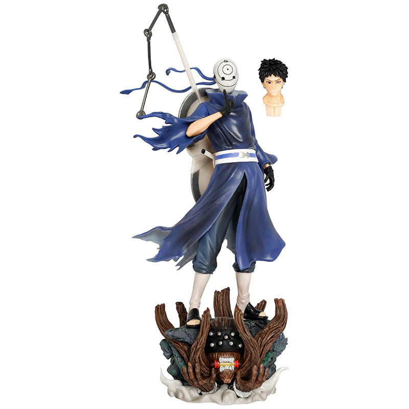 Naruto Series 25cm Standing Pose Giant Wave Obito Uchiha Figure Toy ...