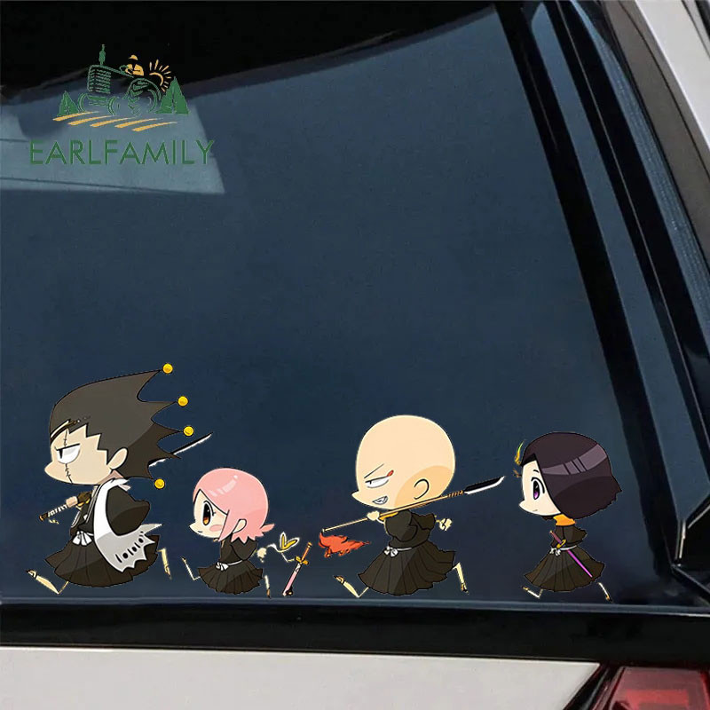 EARLFAMILY 13cm Bleach Running Chibi Car Stickers Cute Scooter ...