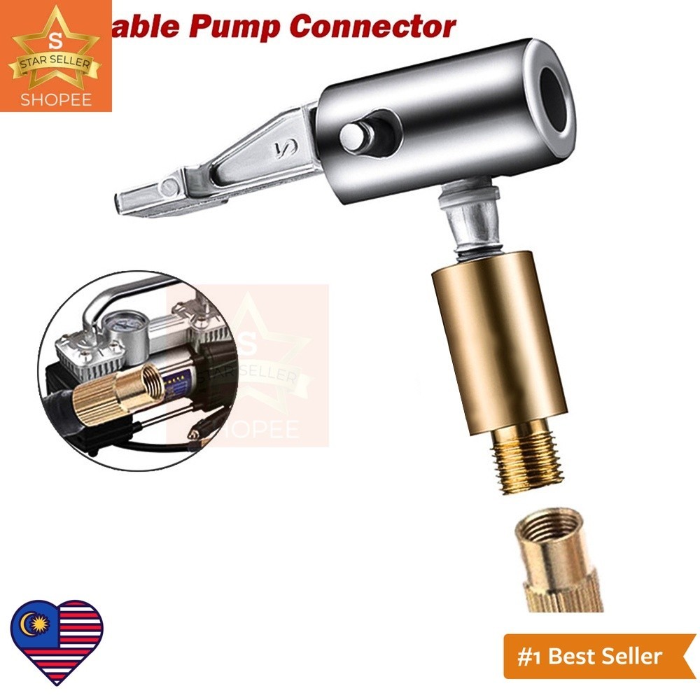 (MW)Air Charging Pump Connector Valve/ Tire Inflation Chuck/ Air Nozzle ...